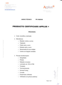 Certificados Applus - Merkacristal